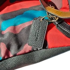 Coach | Bags | Coach Black Brown Red Green Camo Backpack | Poshmark